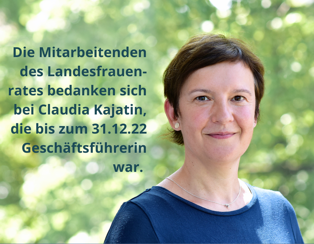 Danke, Claudia! • Landesfrauenrat Mecklenburg-Vorpommern